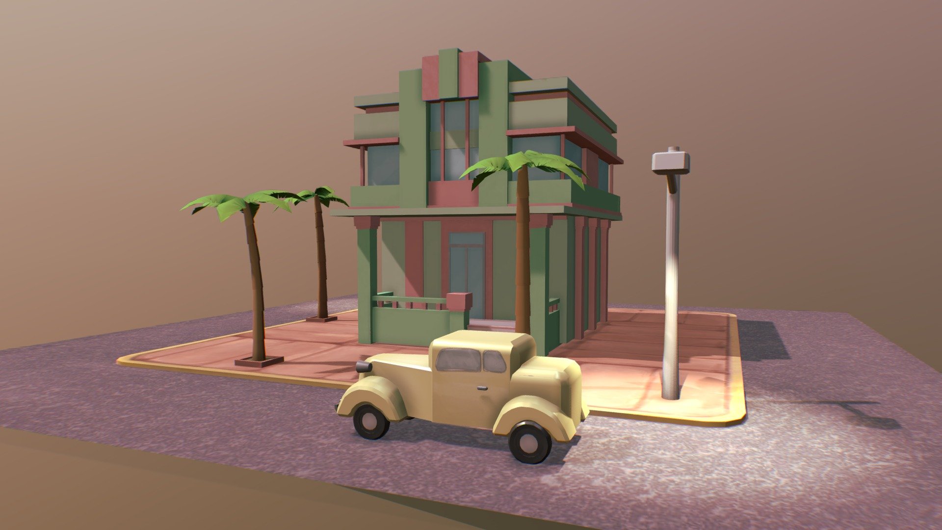 Edificio Art Deco - 3D model by nicoleyeger [d965101] - Sketchfab