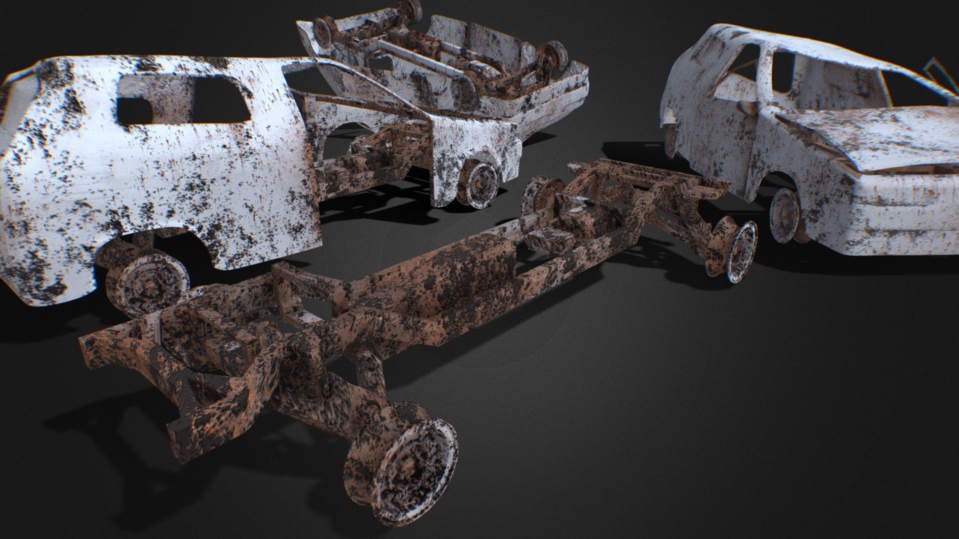 Car vehicle automibile Wreck crash 3d model - Buy Royalty Free 3D model ...