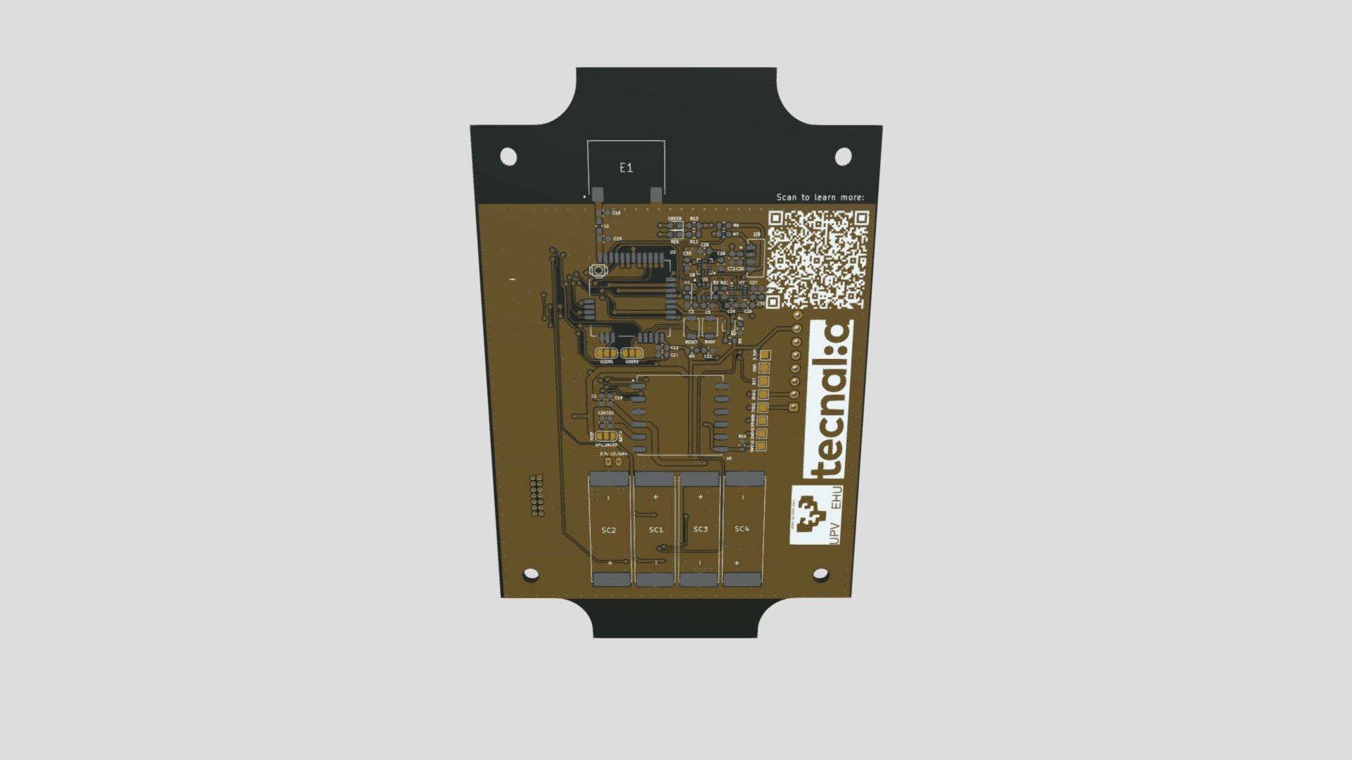 Unai & Iban PCB - 3D model by iarakis [d966a9c] - Sketchfab