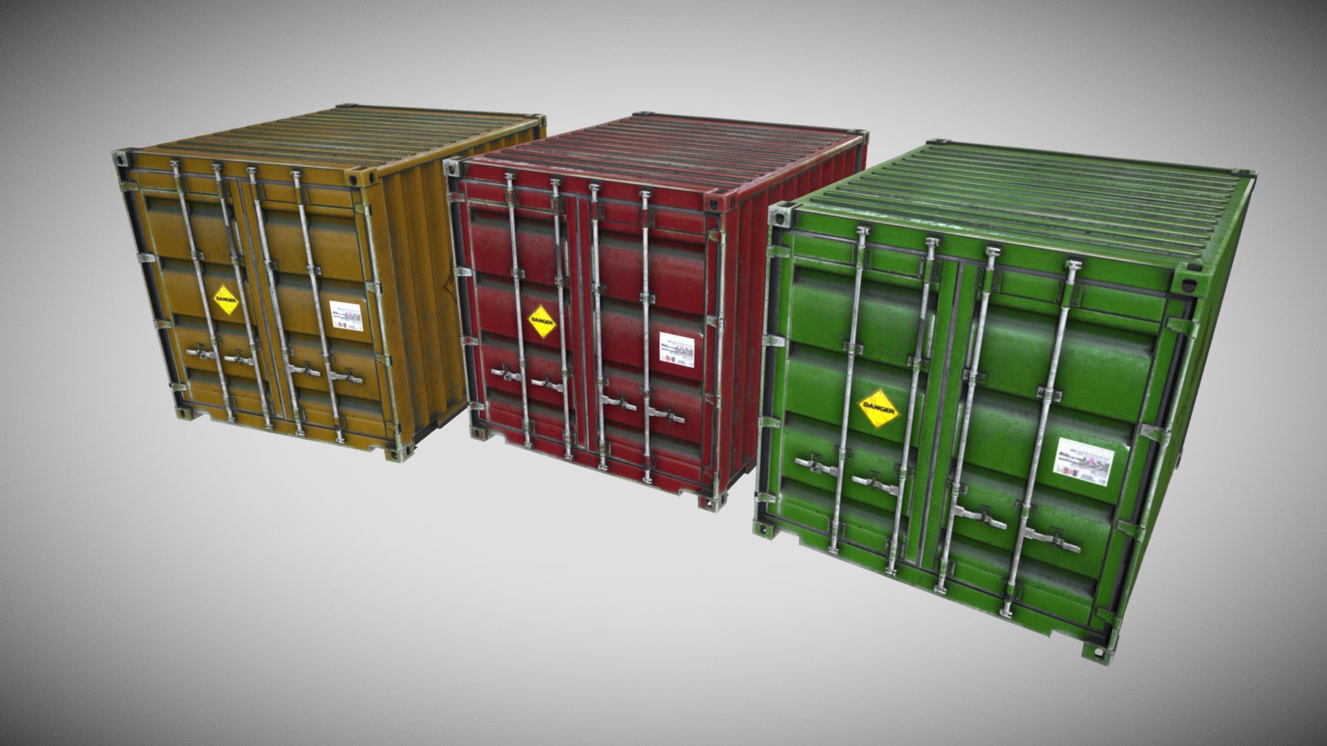 Containers - Buy Royalty Free 3D model by Francesco Coldesina ...