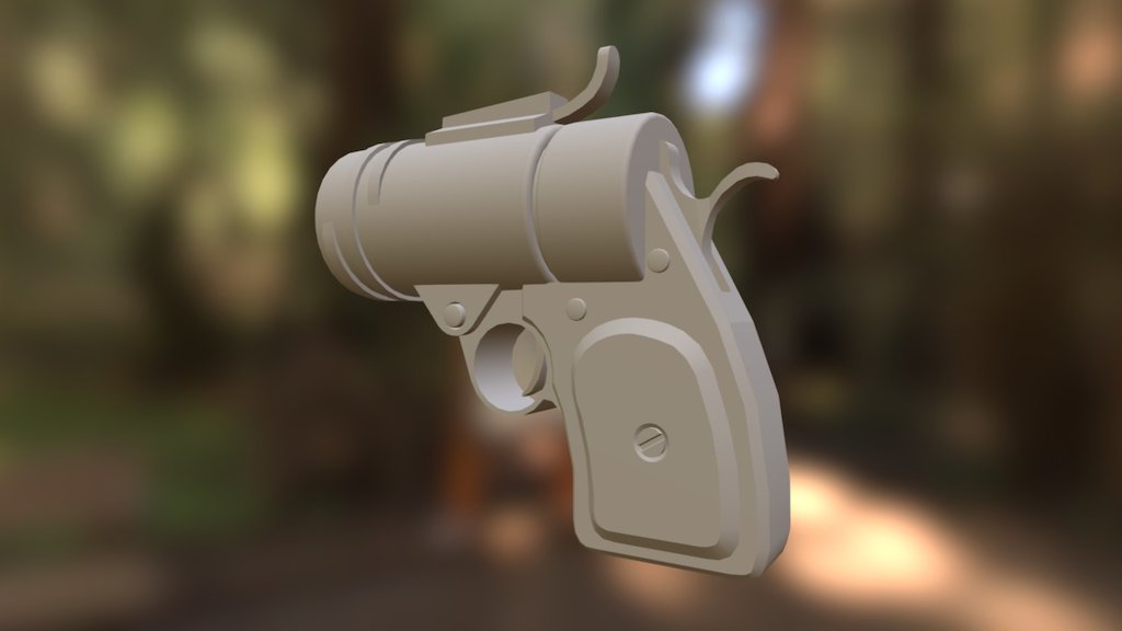 Hand Cannon - 3D model by Shure (@OllieCG) [d9680ad] - Sketchfab