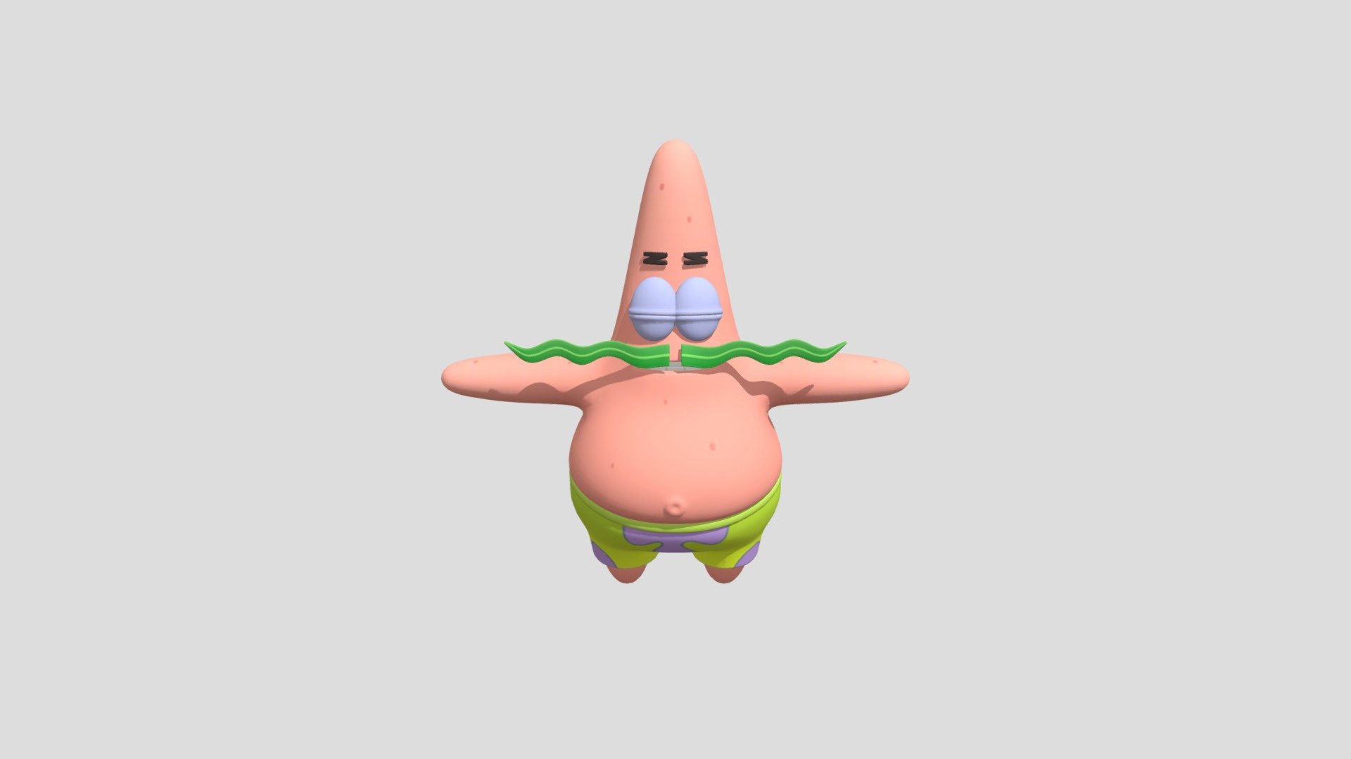 Patrick (Mustache) - Download Free 3D model by NickBob [d969826 ...