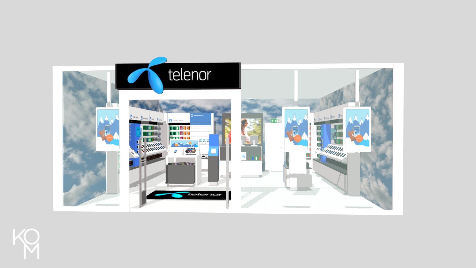 Telenor - 3D model by Kom Agency | Stockholm (@kom) [d96a6ab] - Sketchfab