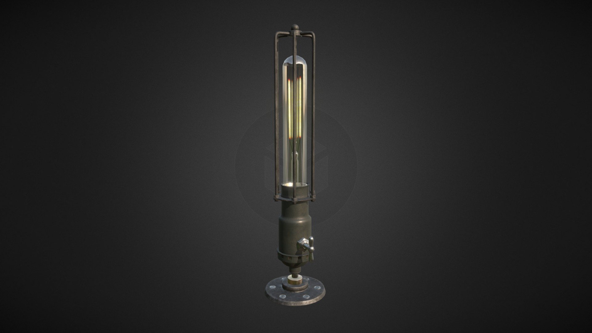Steampunk Table Lamp - Download Free 3D model by Evan Petrov ...