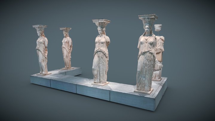 Caryatid 3D models - Sketchfab