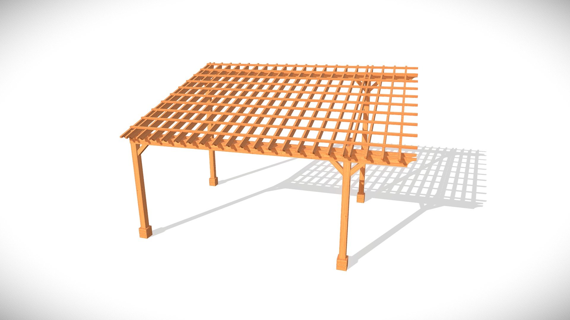 Custom Pergola - 3D model by FR- Conceptual Engineering by RB [d96e71b ...