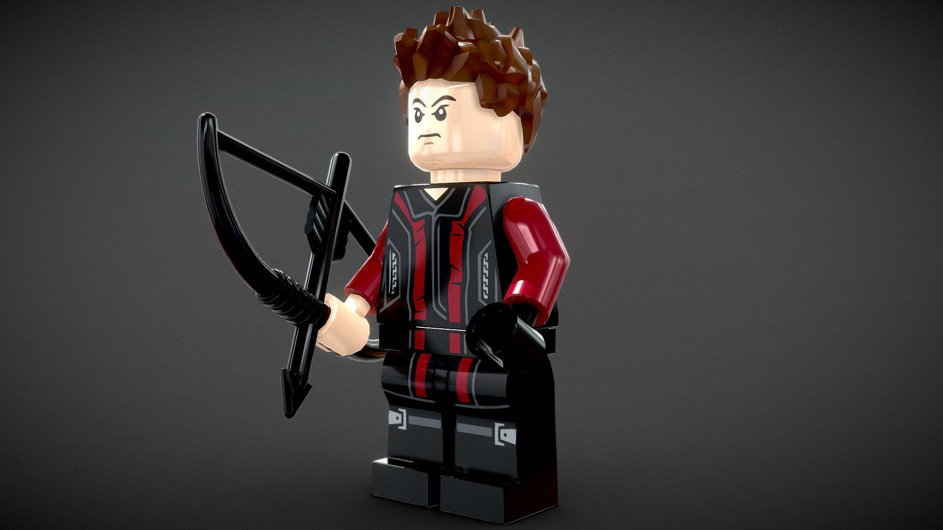 LEGO - Hawkeye (Avengers 2) - Buy Royalty Free 3D model by Vincent ...