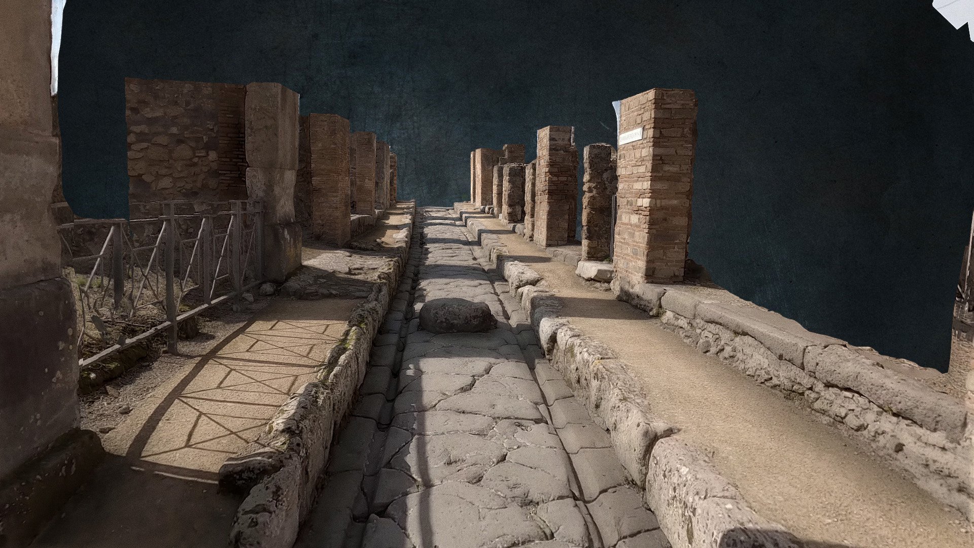 Pavement marks 01 | POMPEII - 3D model by Arqueomodel3D (@juanbrualla ...