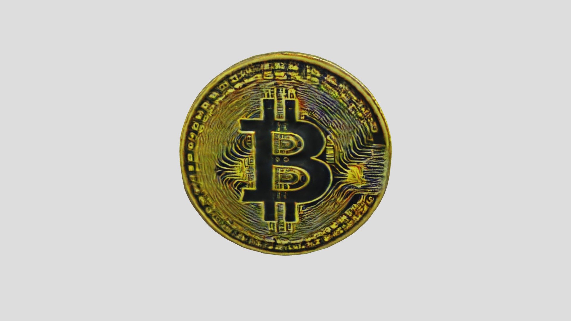 Gold Bitcoin Coin - 3D model by kalystrade [d973f9d] - Sketchfab