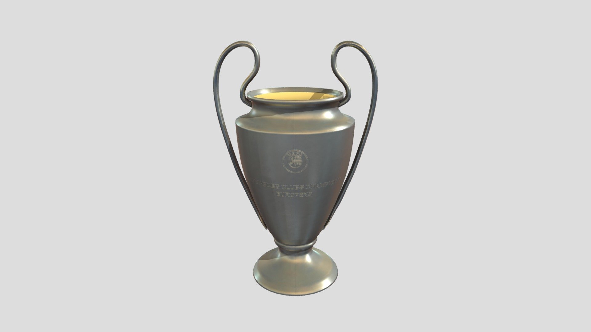 UCL CUP 3D - Download Free 3D model by Bproductions (@beytckr1 ...