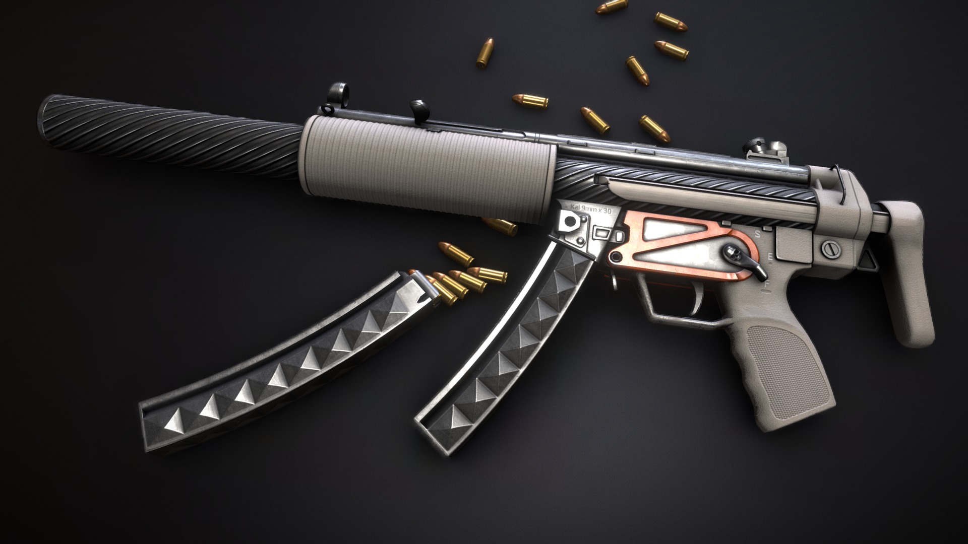 MP5-SD | Twisted - 3D model by G-99Factory (@ViktorMishin) [d975ee5] - Sketchfab