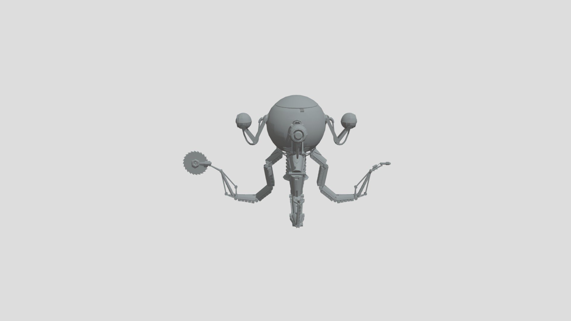 Mr Handy - 3D model by Mike_Klondike (@potlovmihail) [d977412] - Sketchfab
