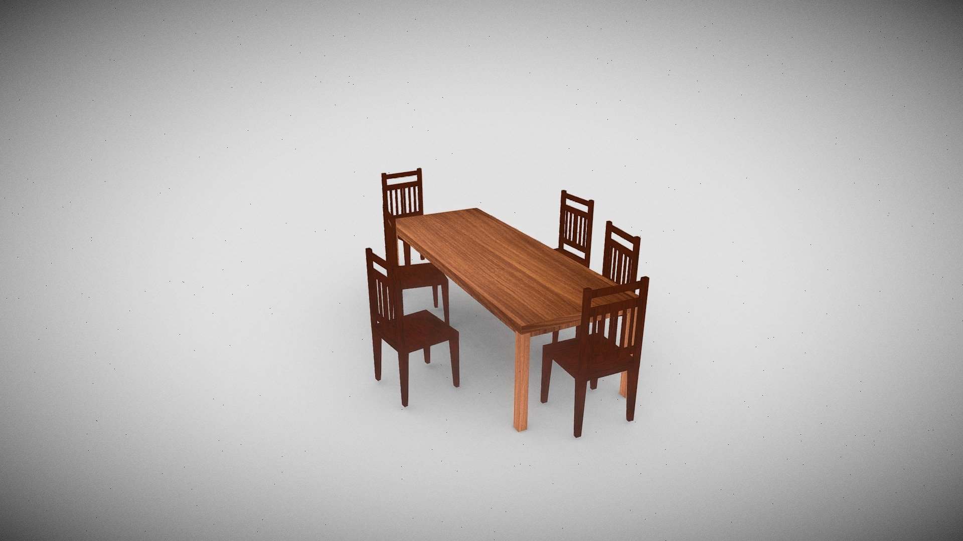 Table & Chairs - 3D model by carolinacerbu [d979e75] - Sketchfab