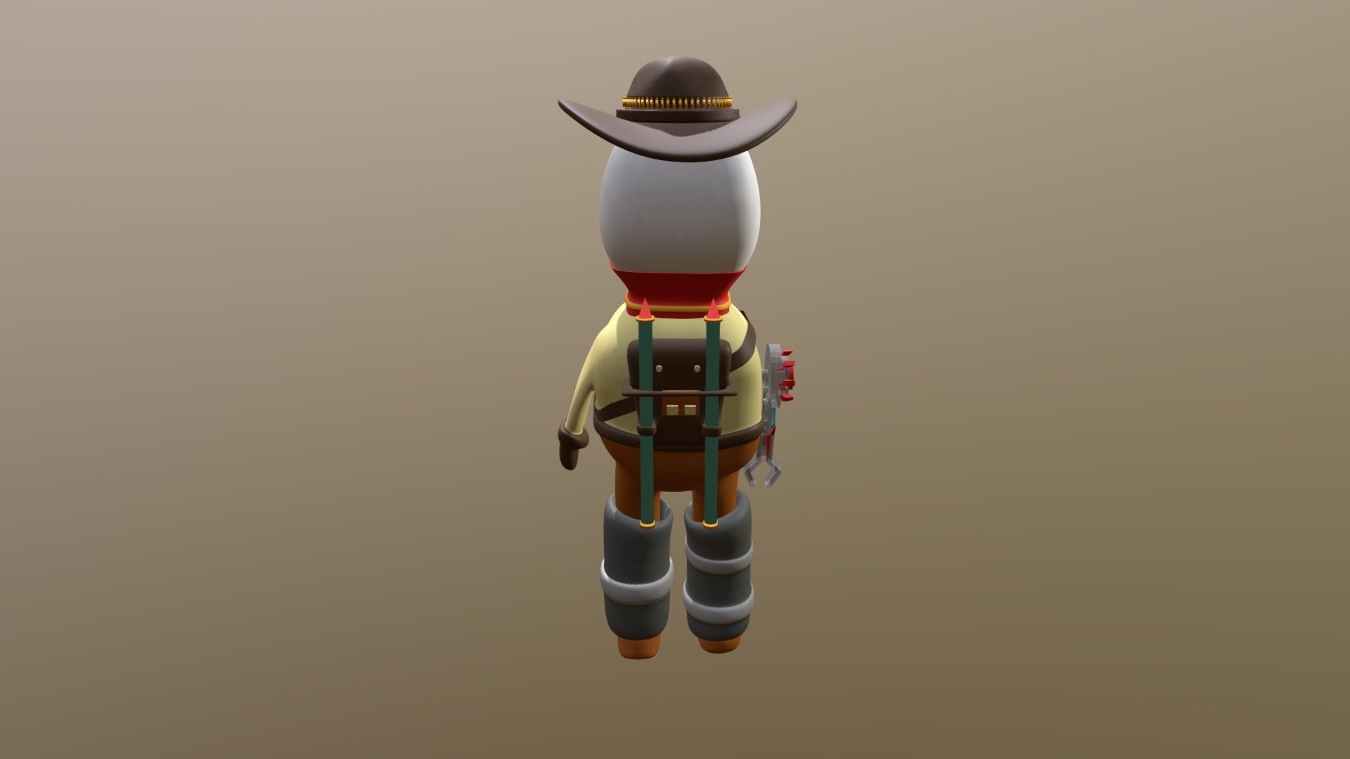 Mechanical Cowboy - 3D model by Long Nguyen (@fairplayguy12345 ...
