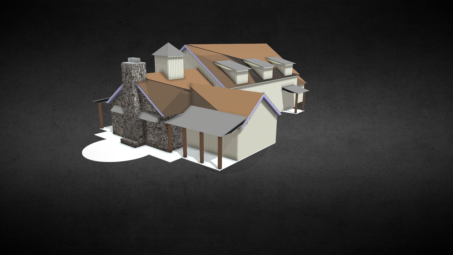 Clubhouse - Download Free 3D model by souravsinha (@souravsinha1001 ...
