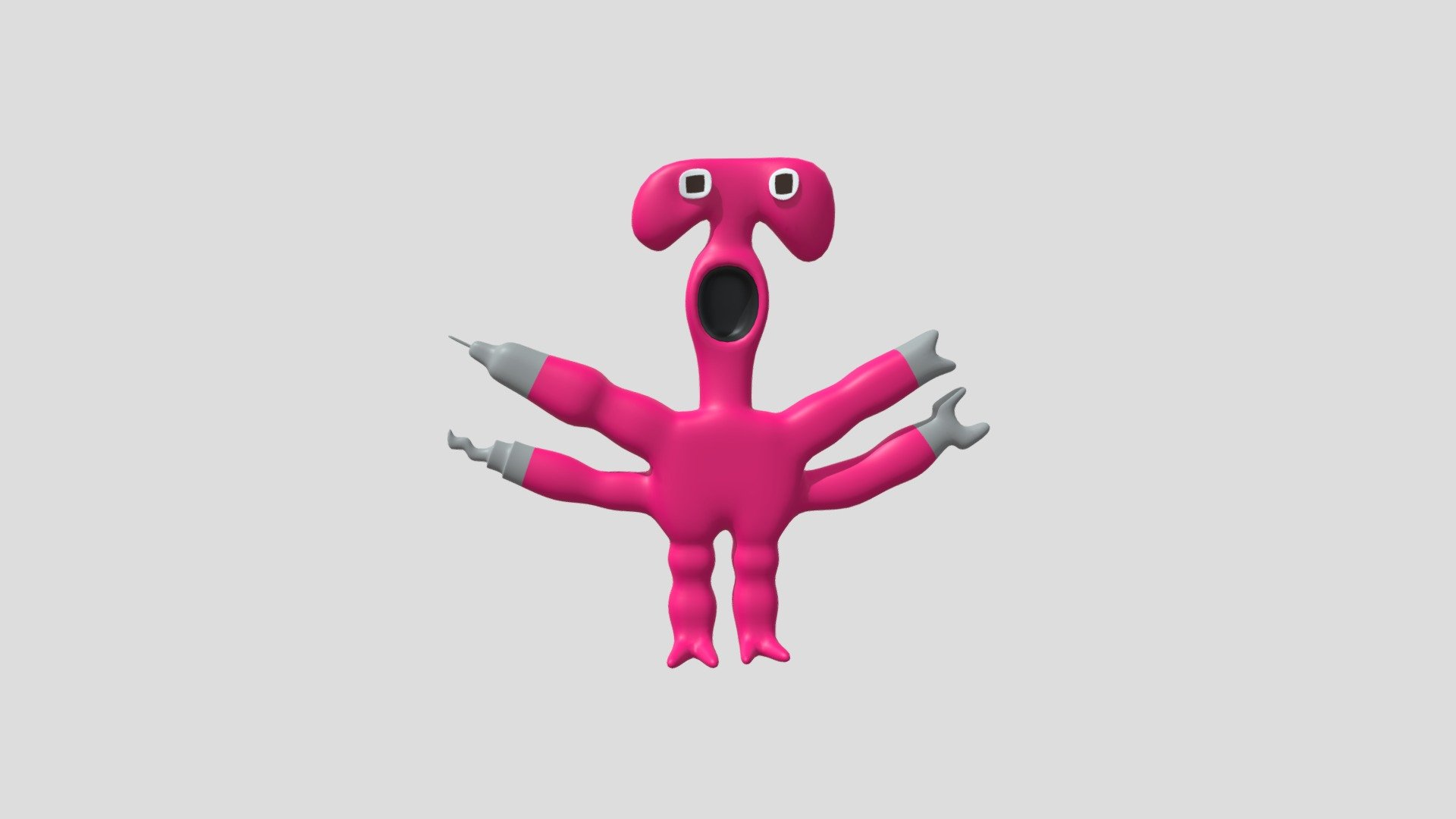 Unrigged Syringeon - Download Free 3D model by Thenumberblocksfan ...