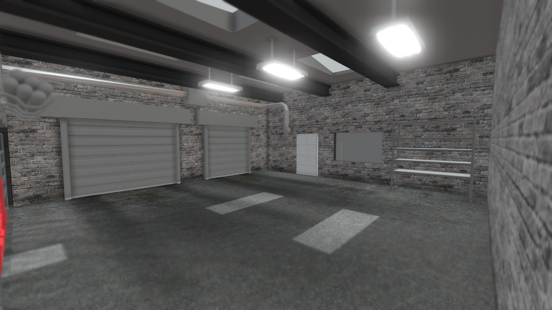 Car Garage V2 WIP - 3D model by lilvenombeats [d97e8e3] - Sketchfab