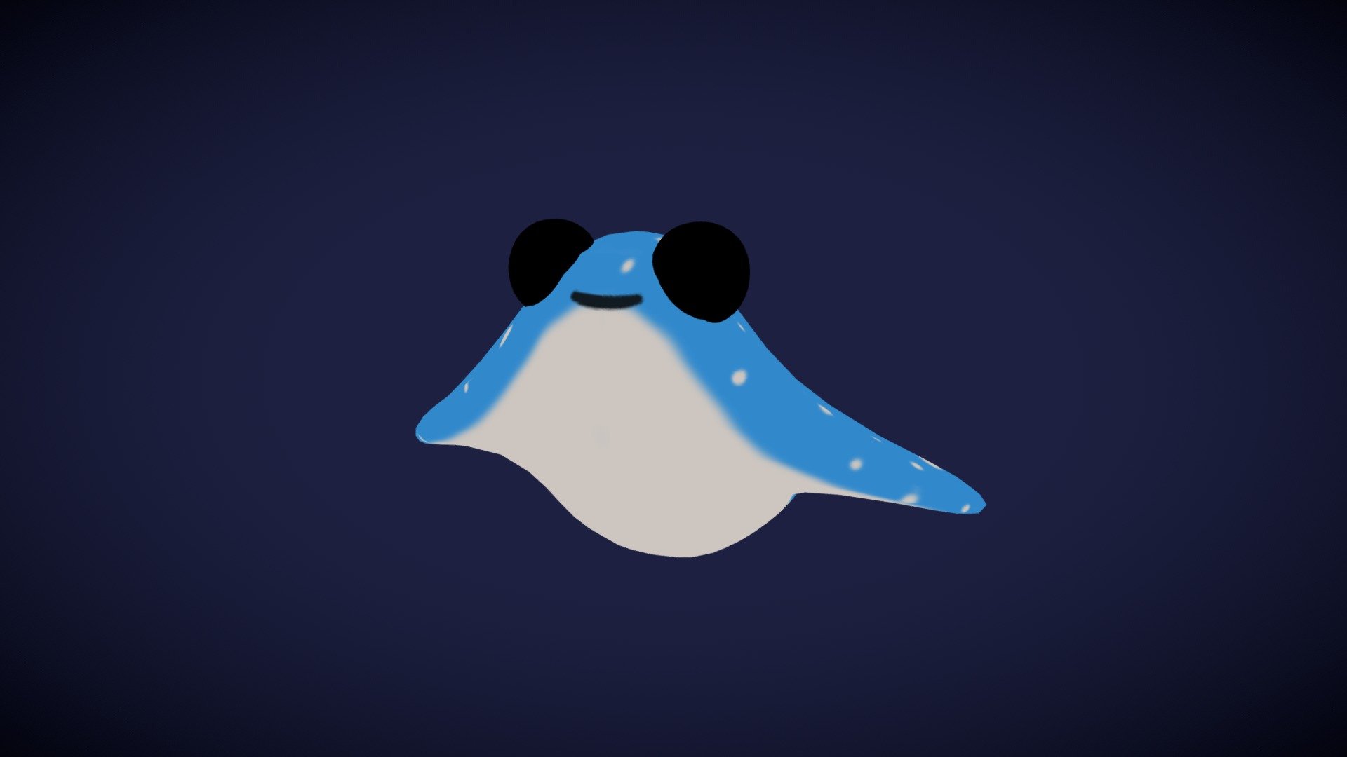Cartoon Stringray - 3D model by Keyotine [d97ea14] - Sketchfab