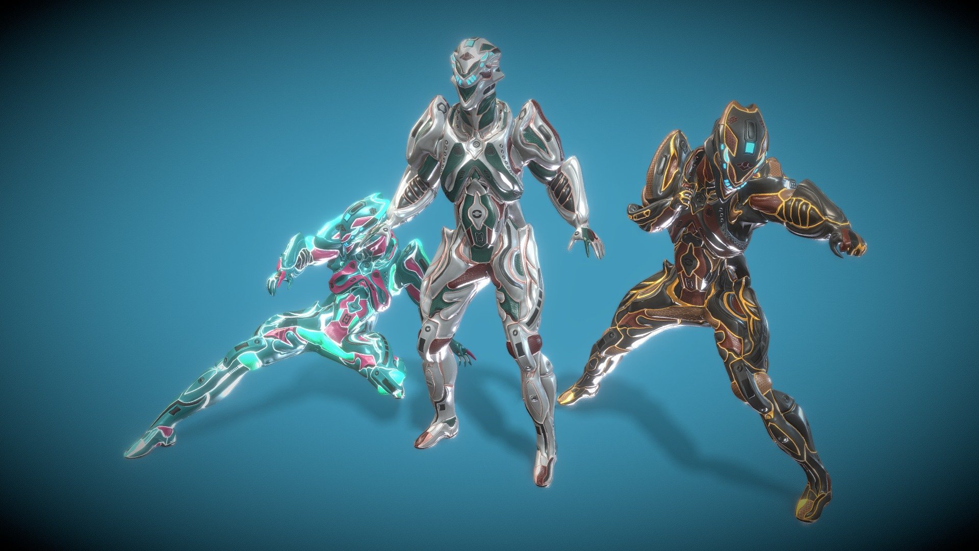 Low Poly - Cyborg Sentient - Buy Royalty Free 3D model by pakyucangkun ...