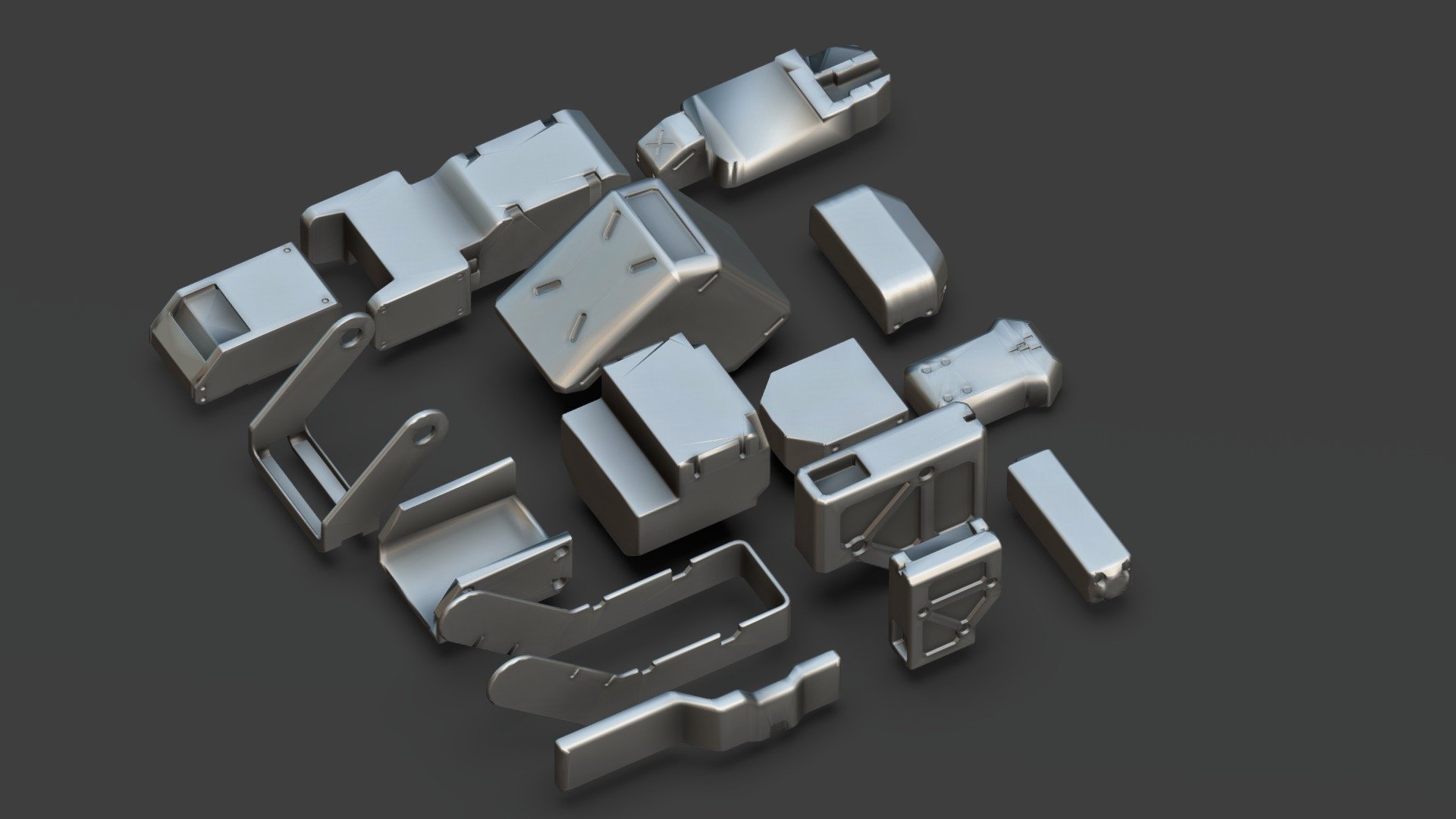 Basic Kit-Bash Vol 1 - Download Free 3D model by Somersby [d97f8fb ...