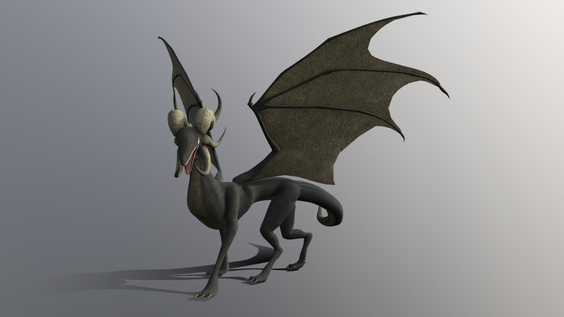 Dragon - 3D model by Abigail Palomares (@pandaryoshka) [d97fb79 ...