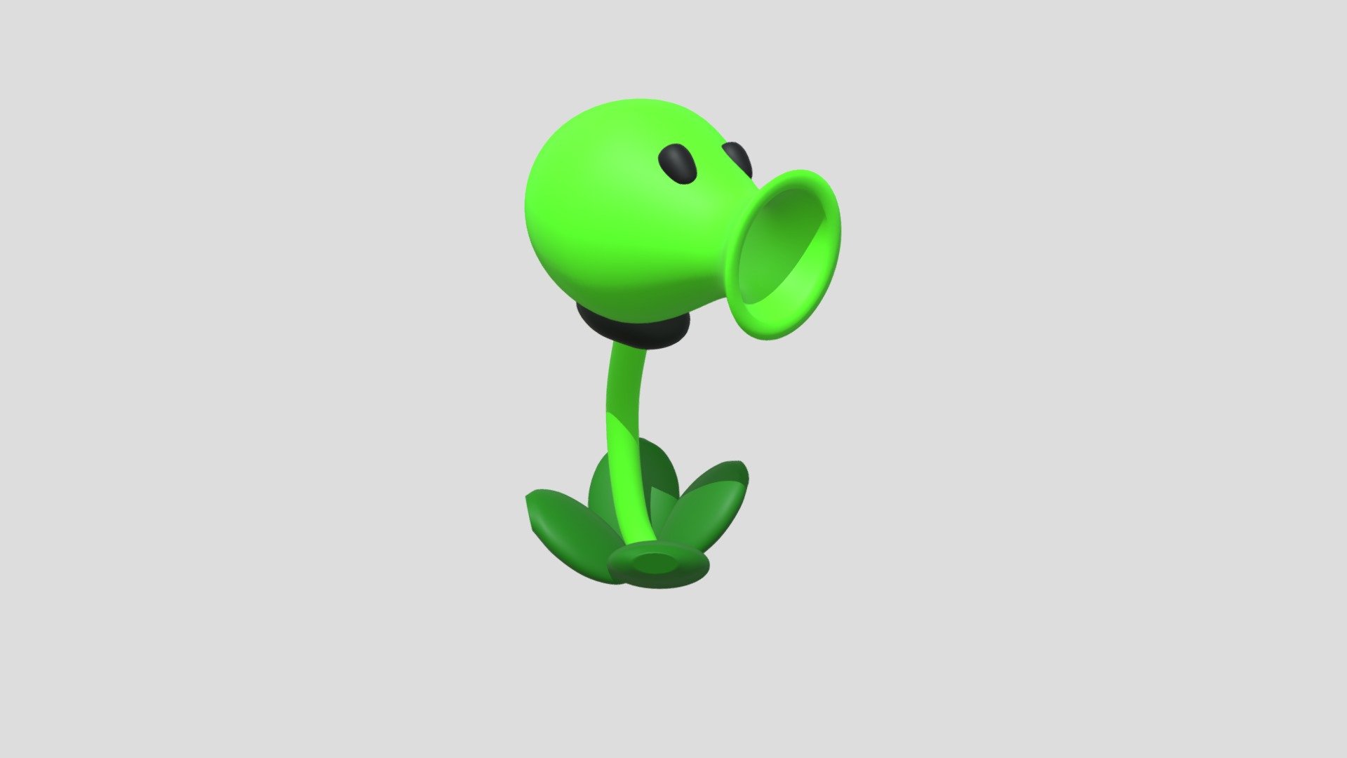 Peashooter - Download Free 3D model by kuluulolol [d97ffb7] - Sketchfab