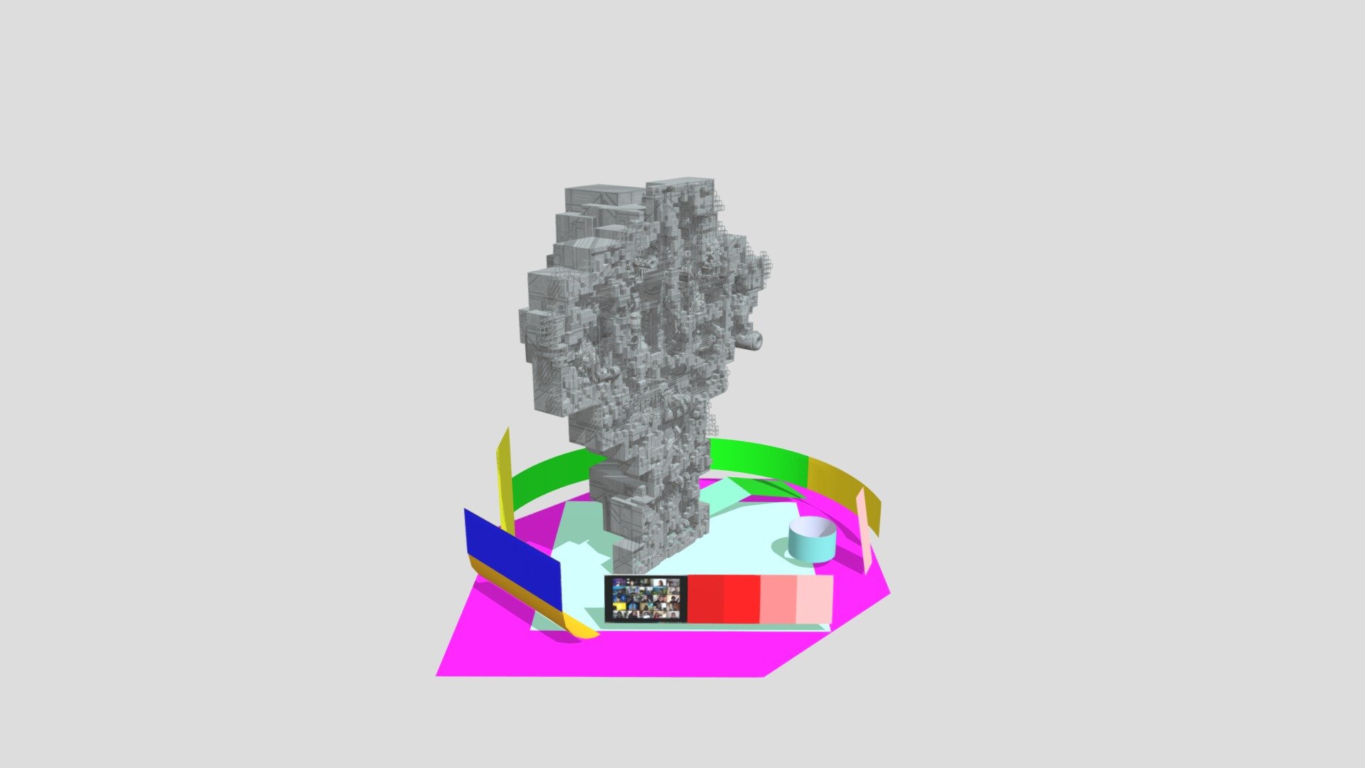 INDA Y2 Arch Des1 Final Model Stefan Poom - Download Free 3D model by Poom.Poomipat [d981389 ...