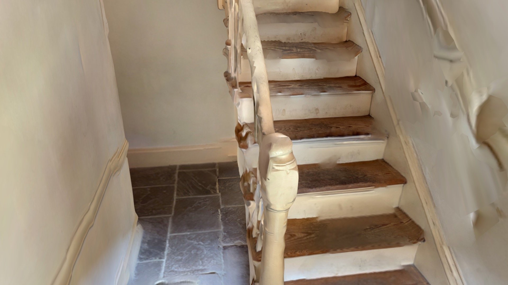 Gallagher House back stairs - Download Free 3D model by The Center for ...