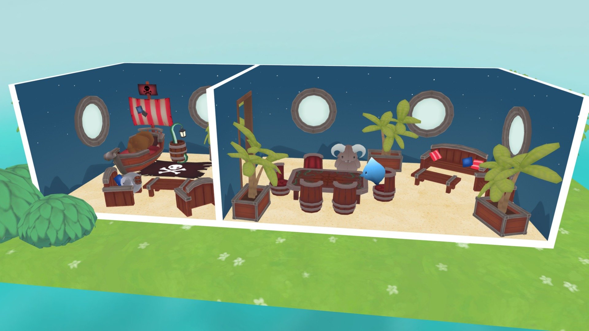 Pirate Room Theme - 3D model by HopefulChimp [d983f48] - Sketchfab