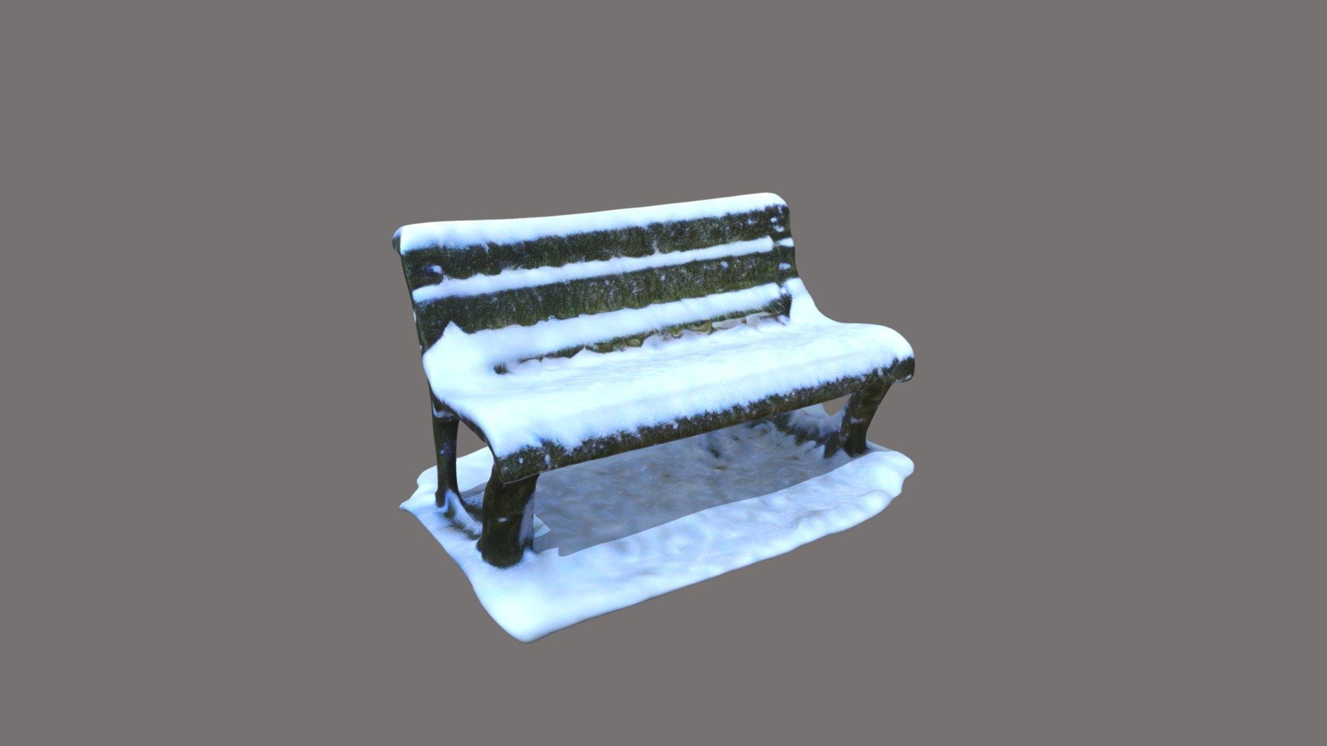 snow bench - Download Free 3D model by vicente betoret ferrero ...