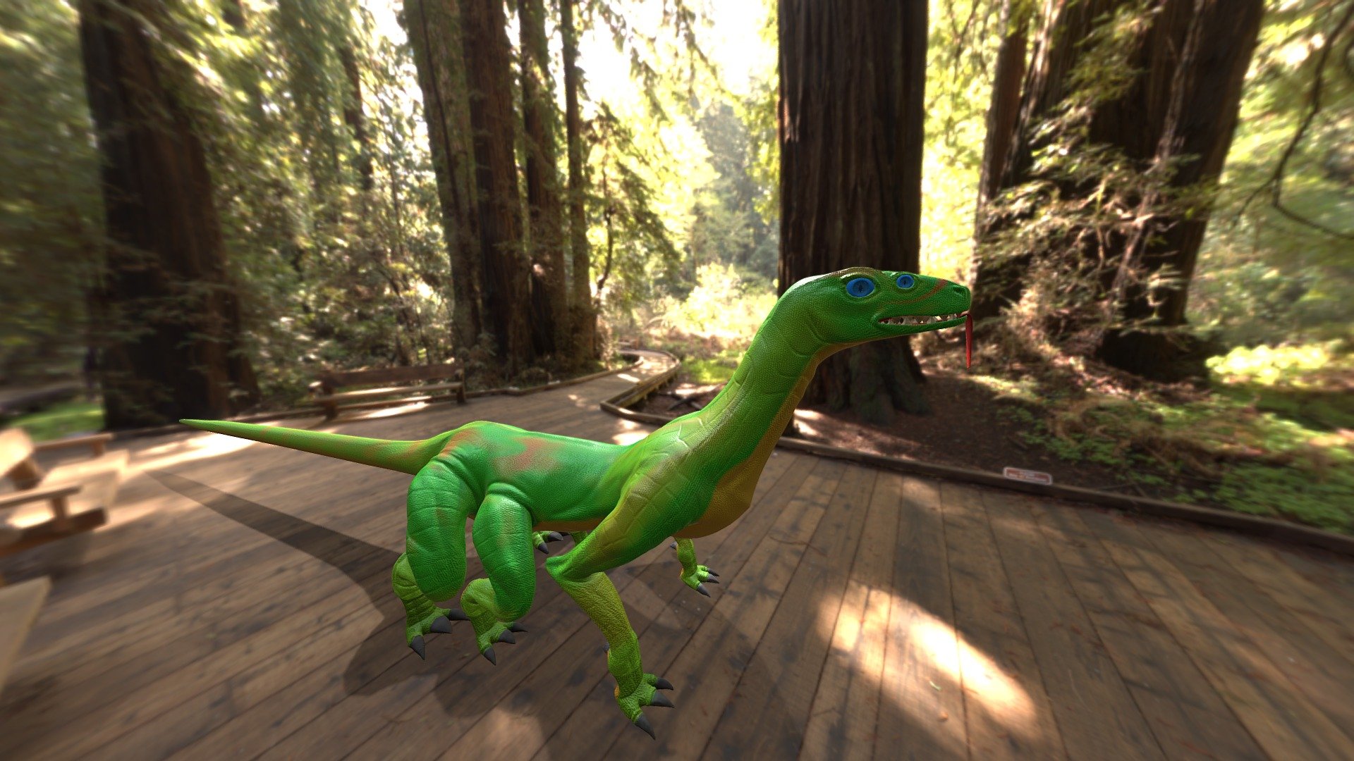 Gecko Monster - 3D model by Lehuateru [d984495] - Sketchfab