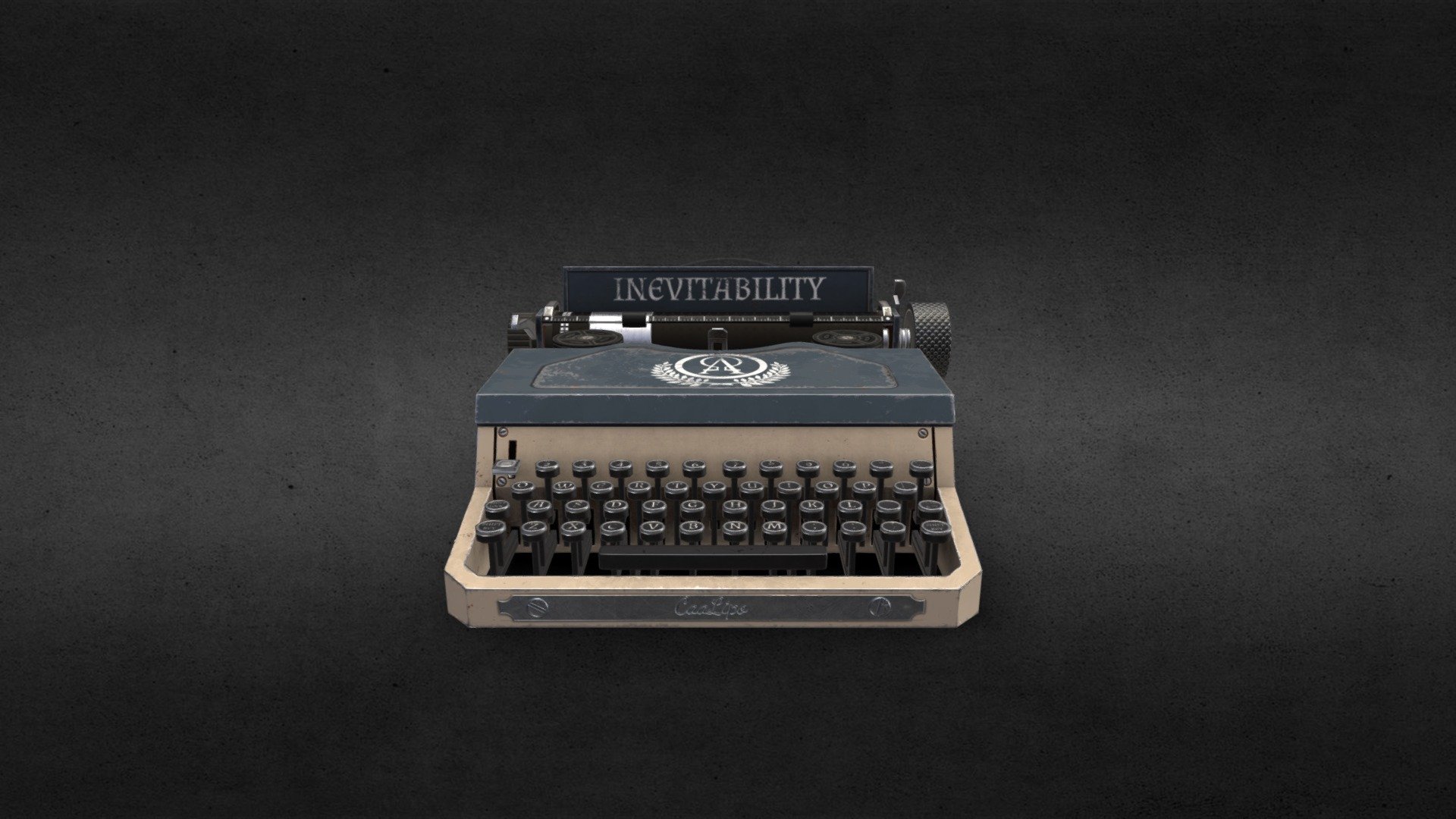 Typewriter - 3D model by Alex.Kos [d984a2a] - Sketchfab