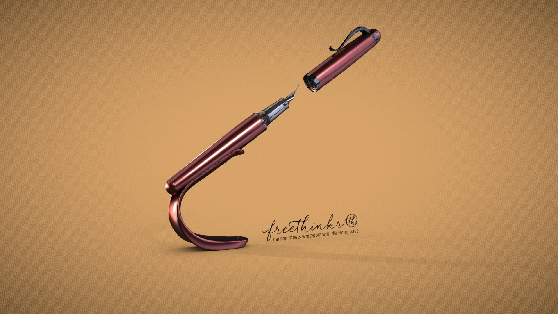 360° Luxury Pen - 3D model by SiM (@mikeschaefer) [d9865e7] - Sketchfab