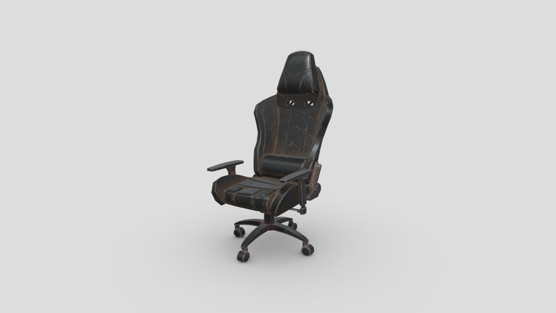 Old Dirty Gaming Chair - Buy Royalty Free 3D model by ROH3D [d986635 ...