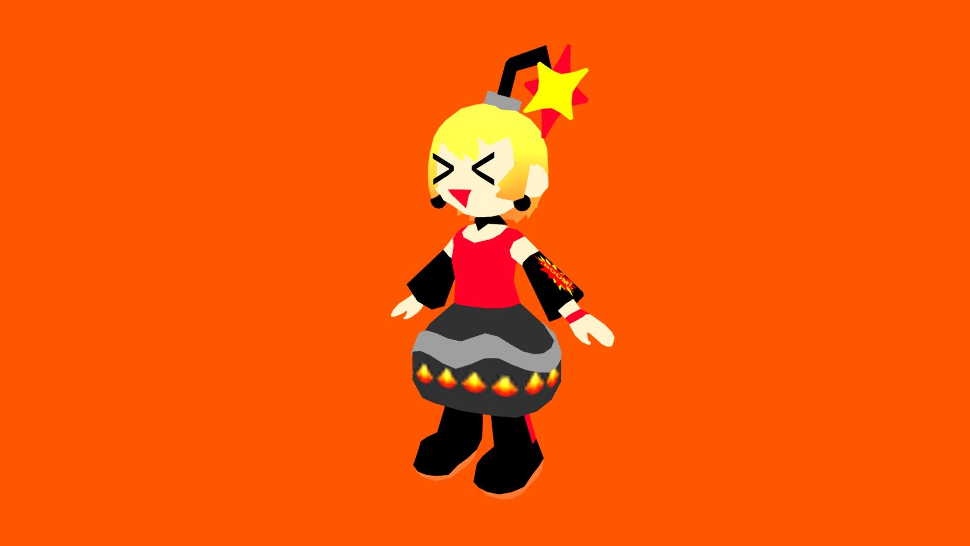 Bomb Anime Chibi Character - Download Free 3D model by atki6087 ...