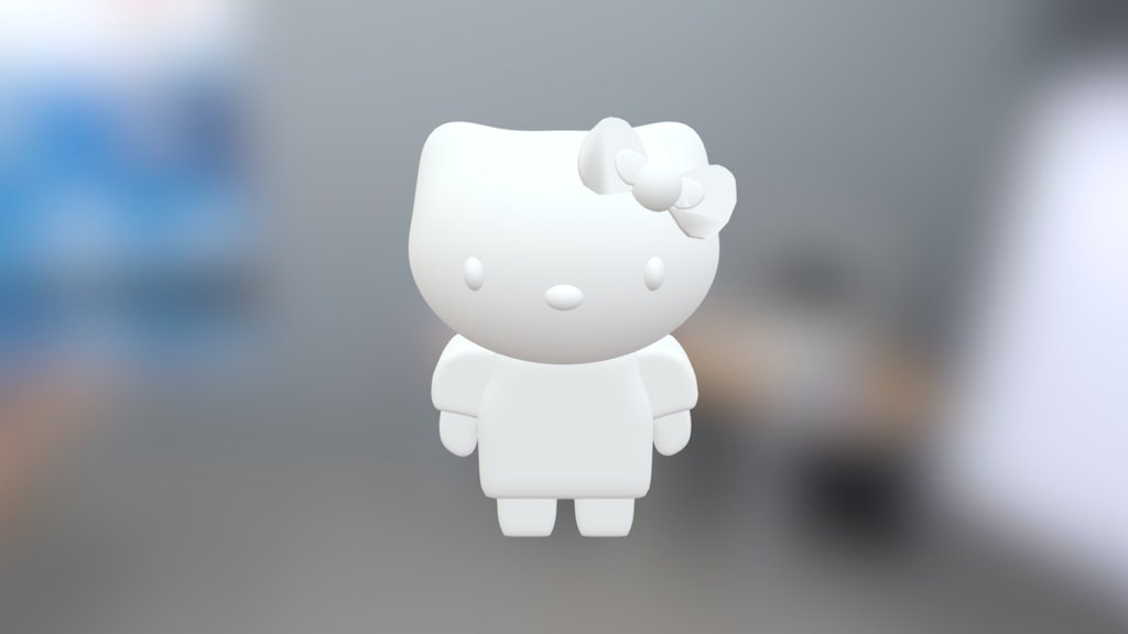 Hello Kitty - 3D model by Lauren (@Lauren_11) [d9894d2] - Sketchfab