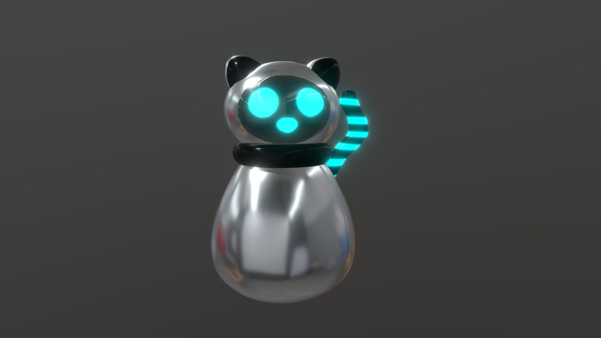 Cute Cat robot - 3D model by negar [d98a935] - Sketchfab