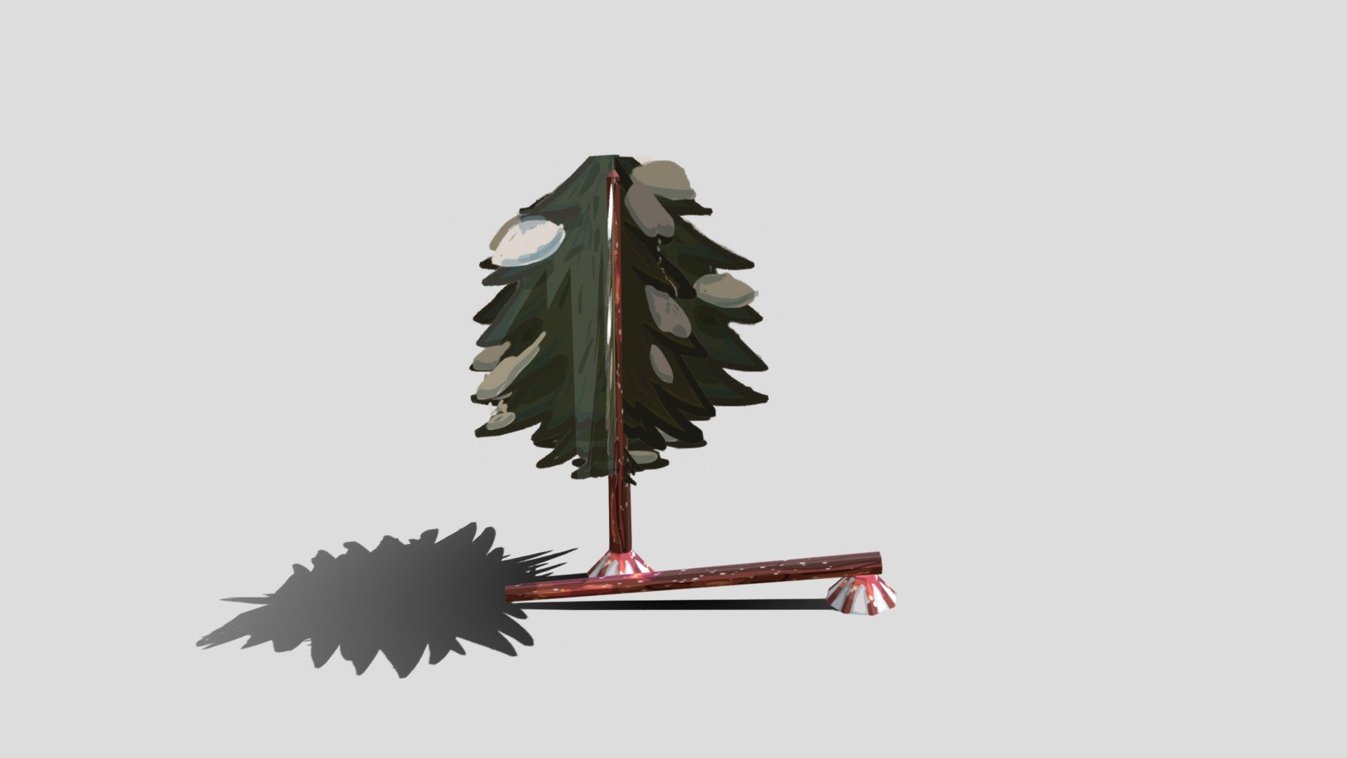 gravity falls snowy trees - Download Free 3D model by BiagilaModelling ...