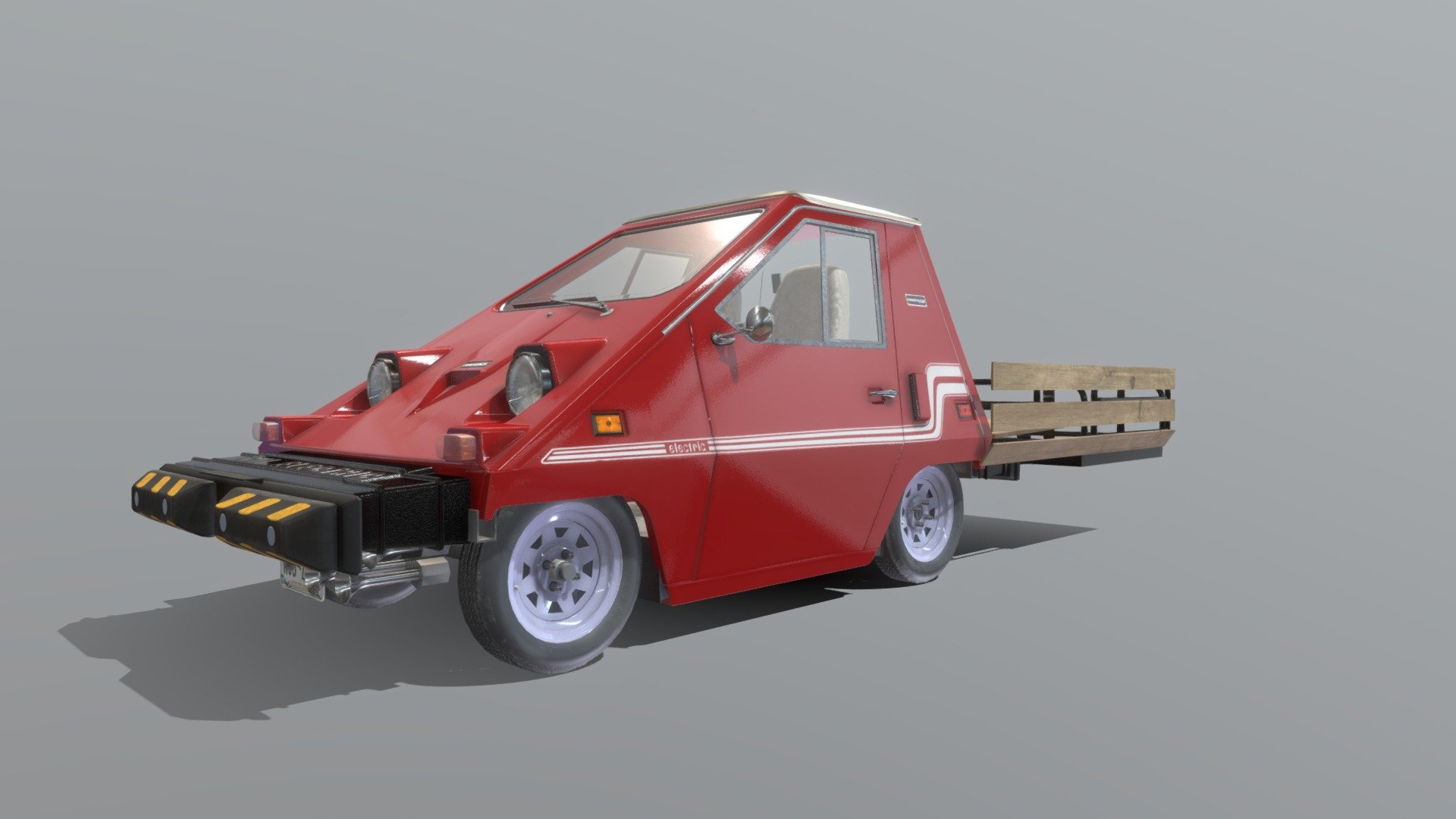 Vangard Citicar - Virtual Production Model - Download Free 3D model by ...