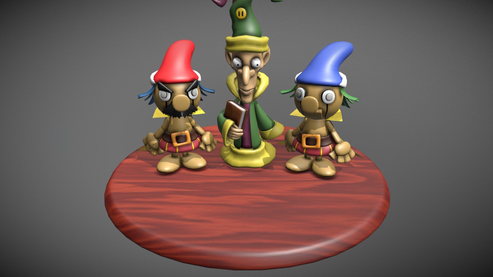 Moon character_11 - 3D model by GEKIMURA [d98f674] - Sketchfab