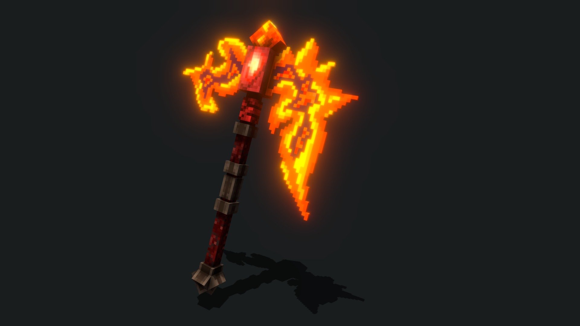 Fire axe - 3D model by Artbor [d990404] - Sketchfab