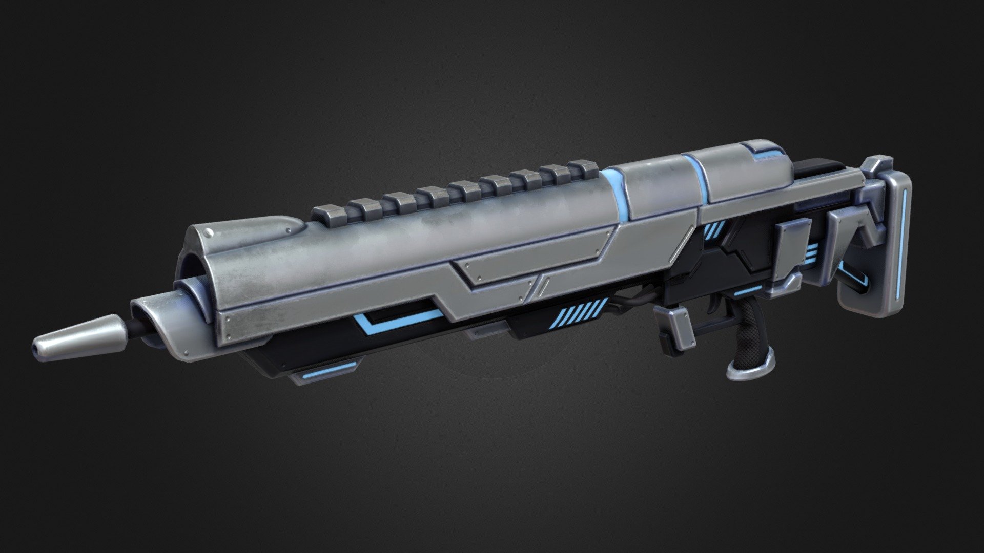 Railgun - Manticore - 3D model by Mrfido [d992a81] - Sketchfab