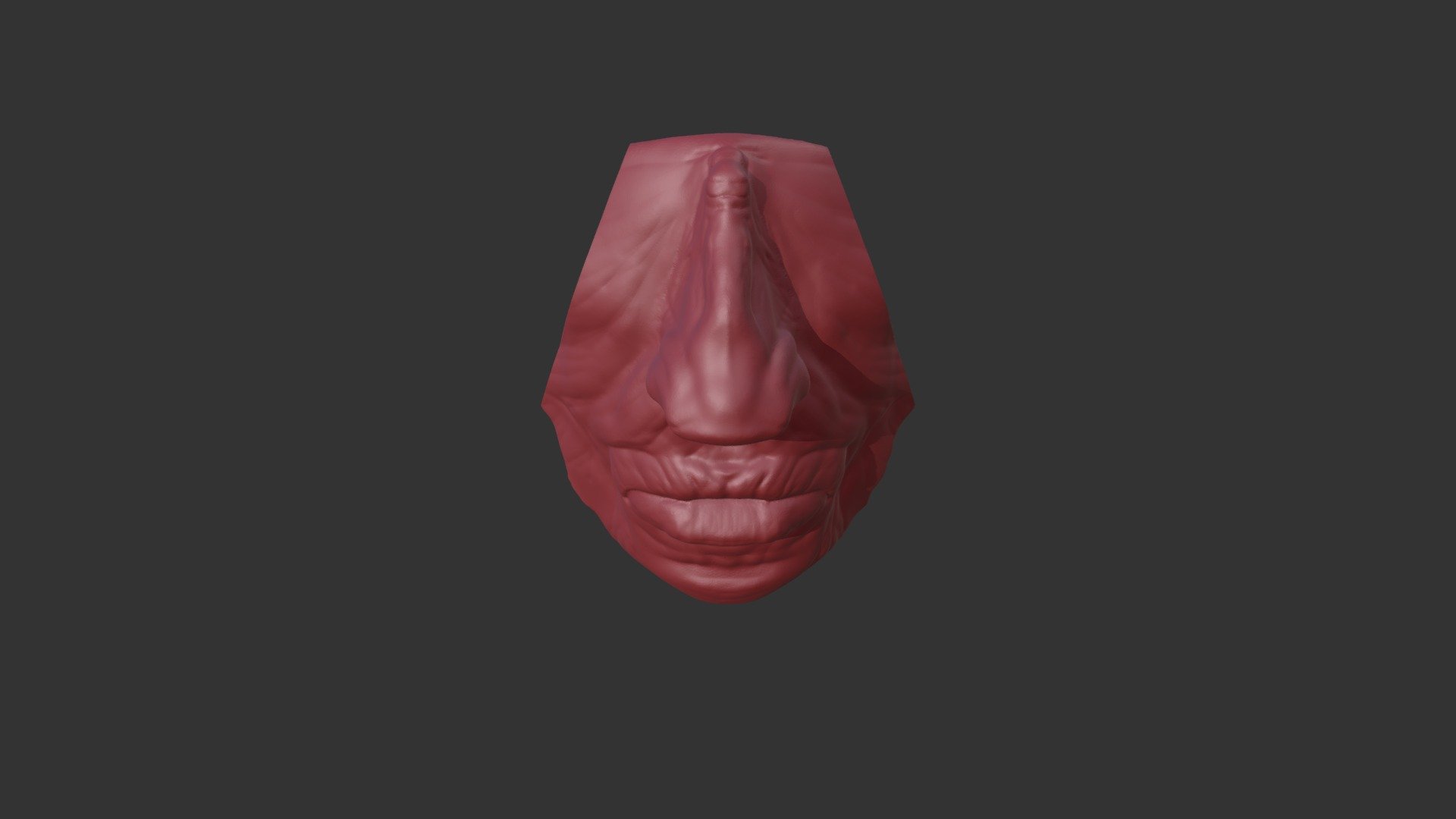 SCULPTJANUARY 2018 ENTRY- 01 mouth and nose - 3D model by praehist3d ...