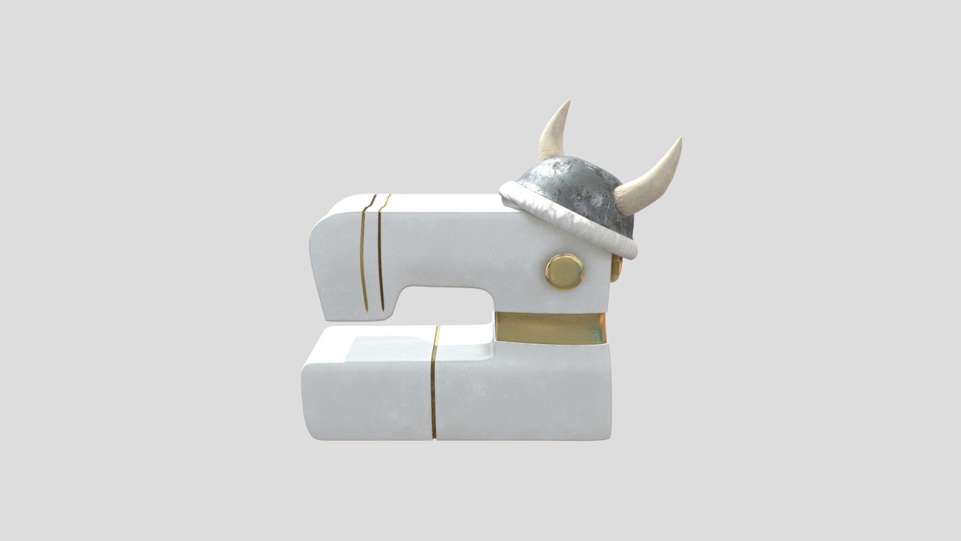 Sewing Machine logo - 3D model by Cheyenne.Bockart [d9944ce] - Sketchfab
