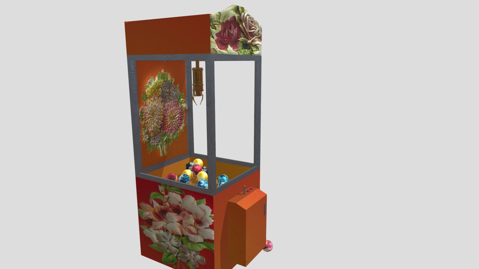 Claw Machine - 3D model by NJ_Jansen (@NJJ_Jansen) [d99509b] - Sketchfab