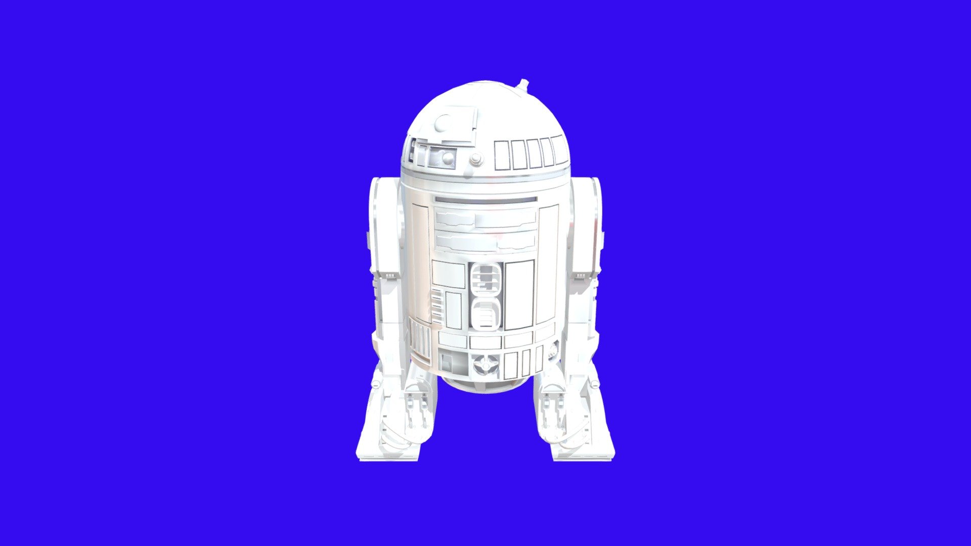 r2-d2 - 3D model by profdegi [d9952a2] - Sketchfab