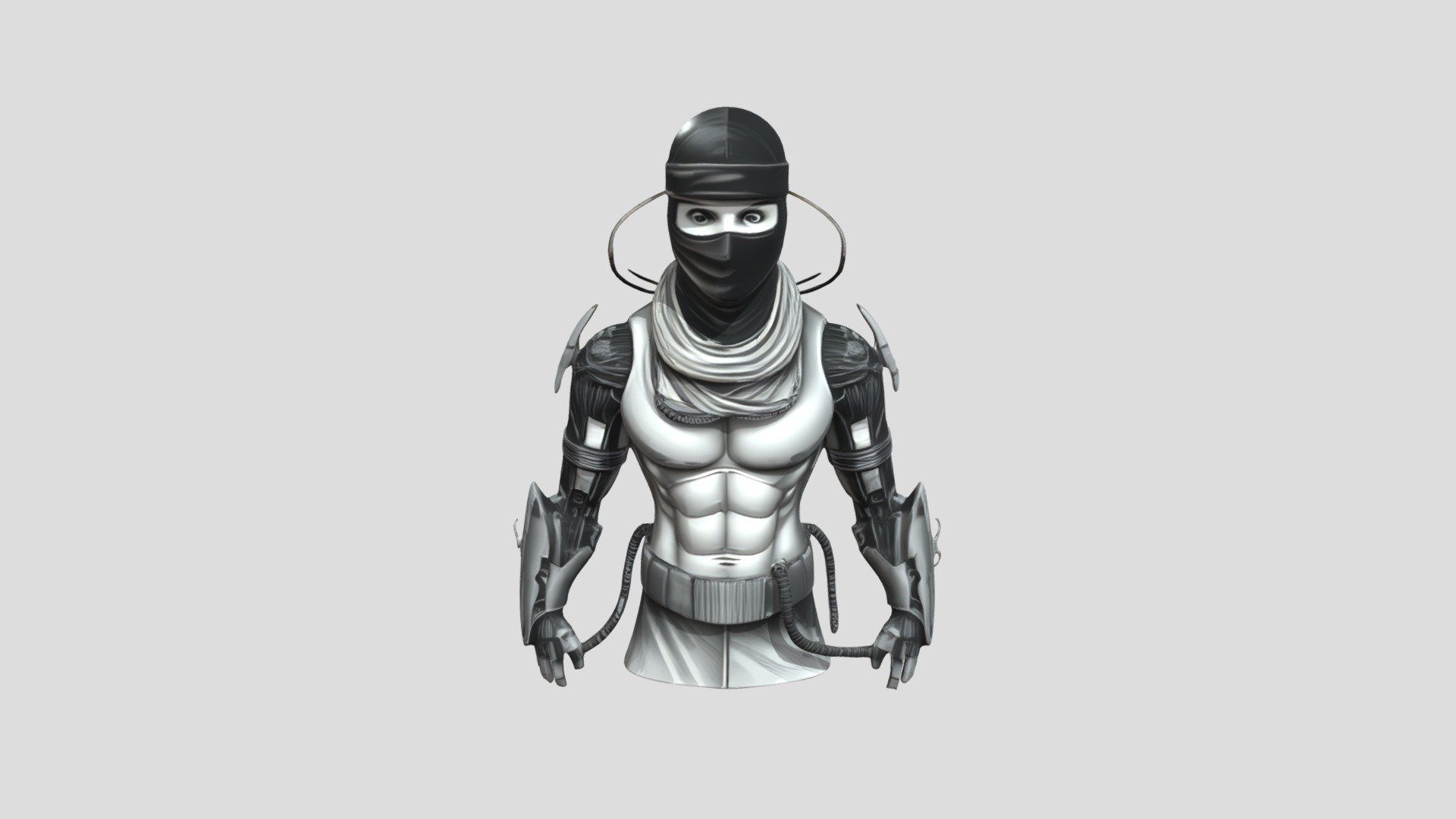 Cyborg robotic - 3D model by Christopher.Morales1 [d996050] - Sketchfab
