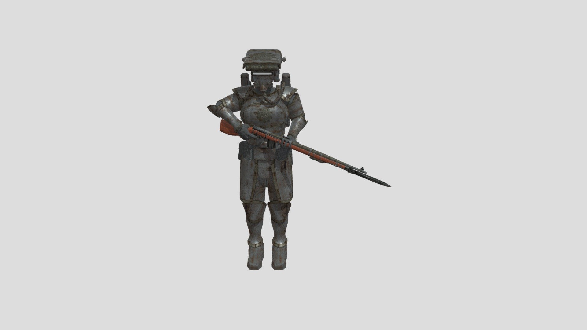 Light Dieselpunk Trooper - 3D model by brodaczsiwyy [d9994e6] - Sketchfab