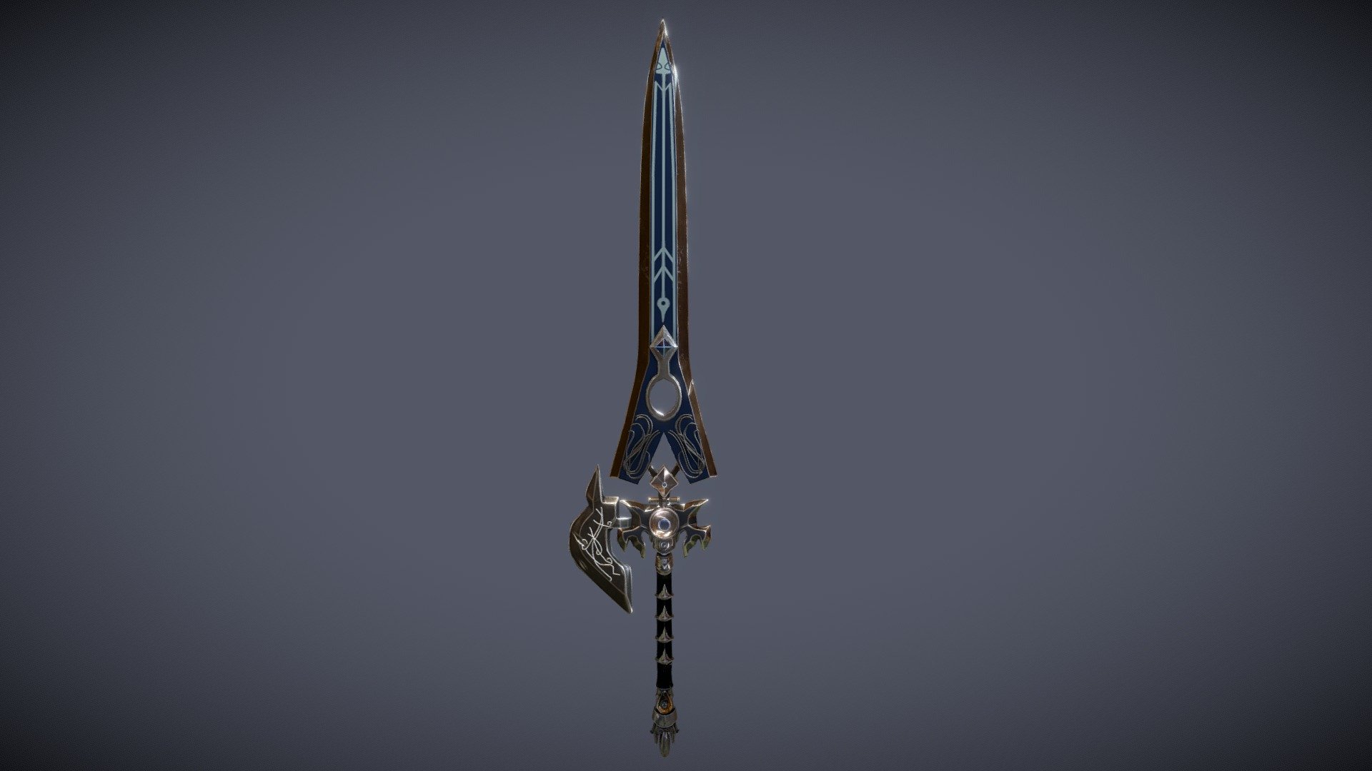 Fantasy Sword - 3D model by Teana (@tia1583) [d99a684] - Sketchfab