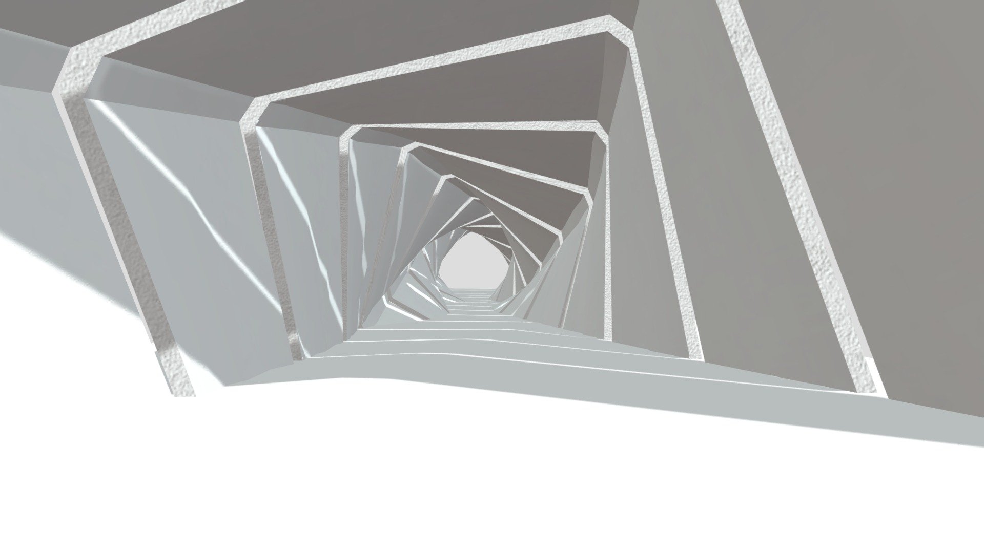 Square Tunnel Rotation Low Poly - Download Free 3D model by Willaim J ...
